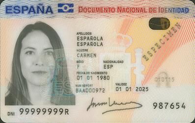 Spain ID card - Amsterdam Familie